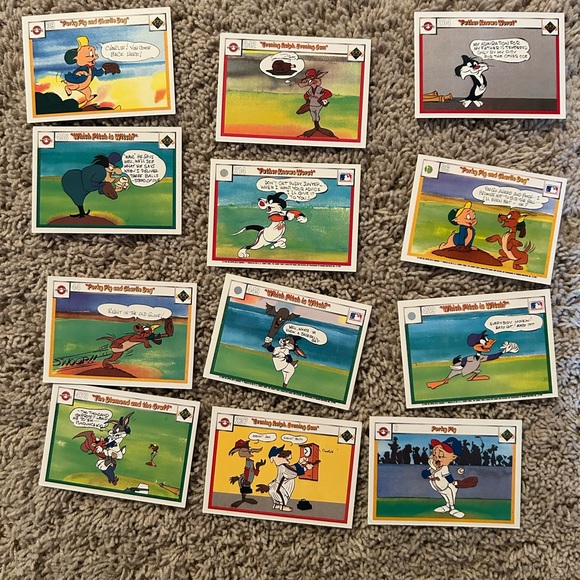 Warner Bros. | Toys | Vintage Looney Tunes Baseball Cards | Poshmark